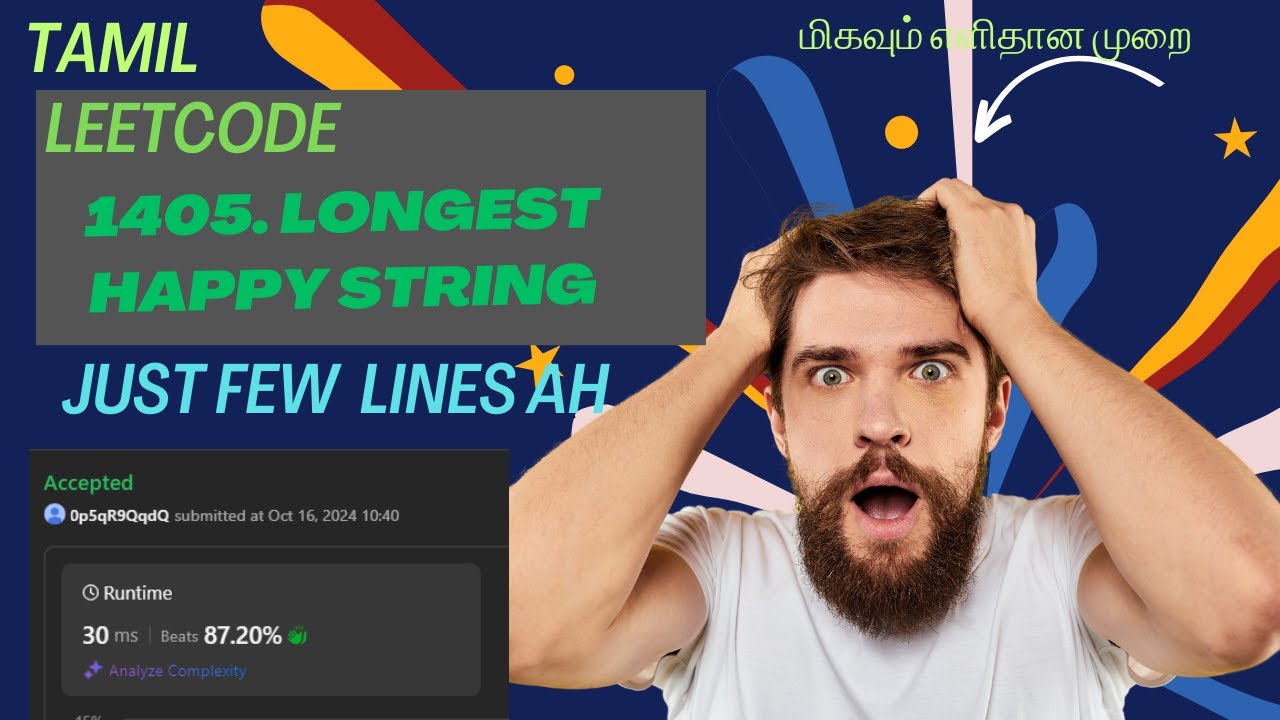 🚀 Longest Happy String Leetcode Solution 🚀 | Greedy Algorithm Explained with Code! 💻 #Python # ...