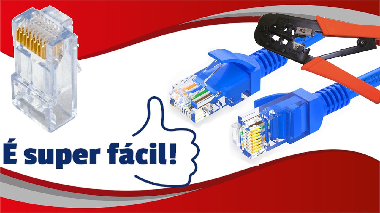 COMO CRIMPAR CONECTOR RJ45 NO CABO DE REDE !!! Infraestrutura de Rede ...