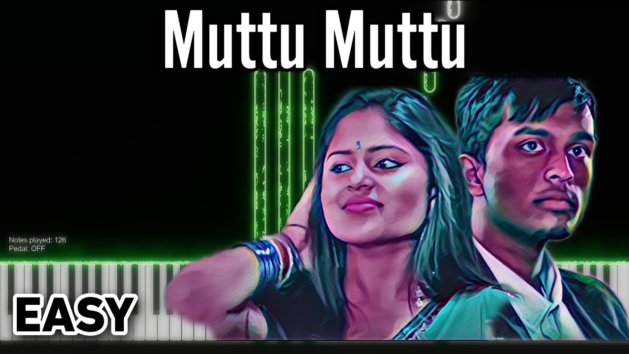 Muttu Muttu - EASY Piano Tutorial | TeeJay | VVIE Melody - YouTube