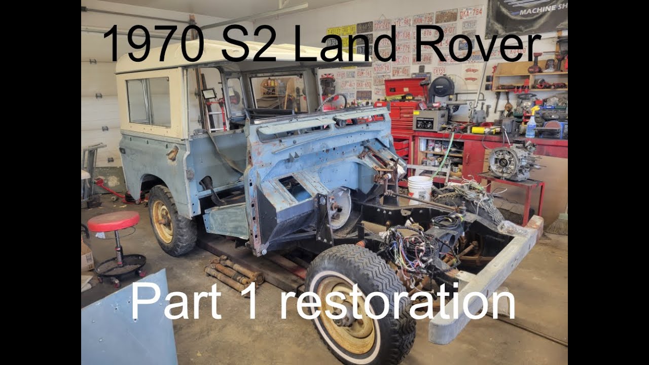 1970 land Rover S2 Restoration project Part 1 - YouTube