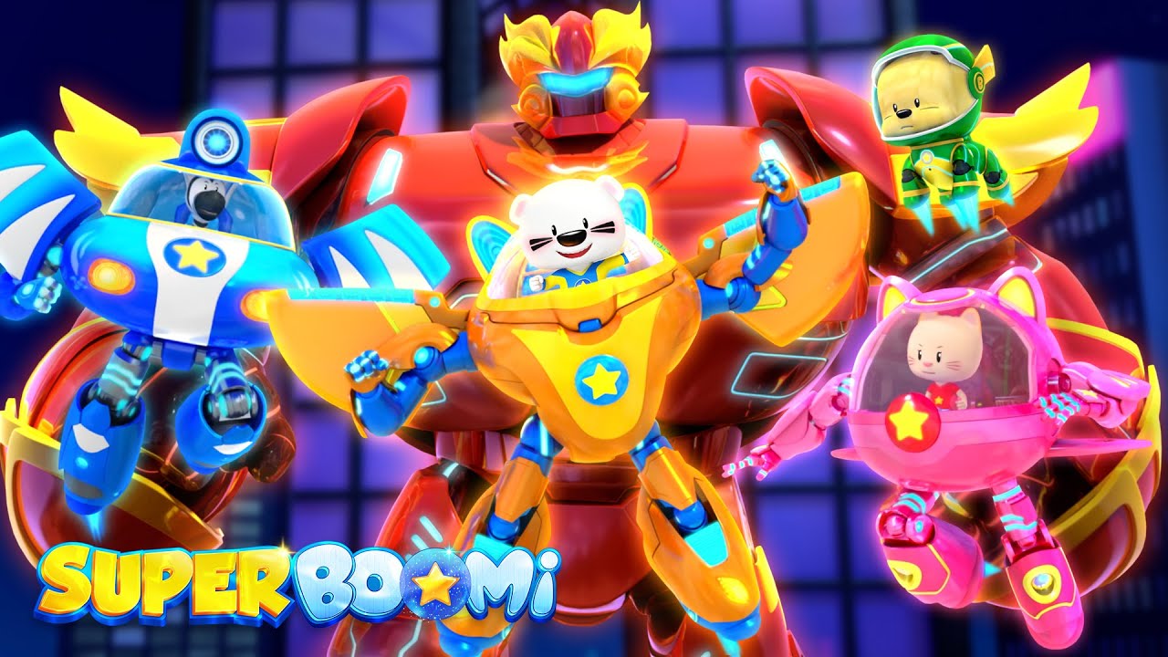 Trapped in the Virtual Mecha World!⚙️Help BOOMi Team Escape! | Super ...