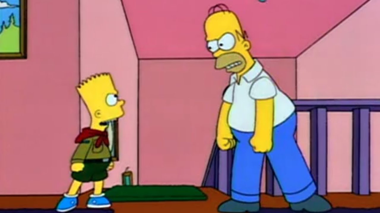 Los Simpson - Excursión al río - YouTube