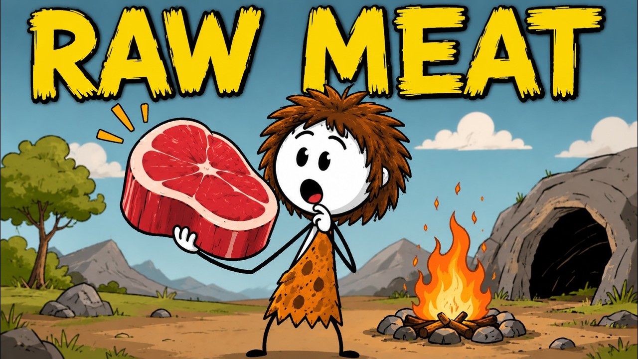 How Did Ancient Humans First Discover Cooked Meat? - YouTube