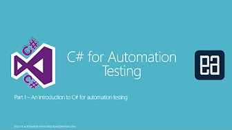 C# for Automation Testing - YouTube