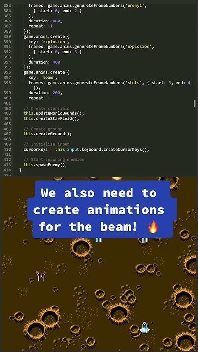 Code Space Shooter in Javascript: Beam 🔥 - YouTube