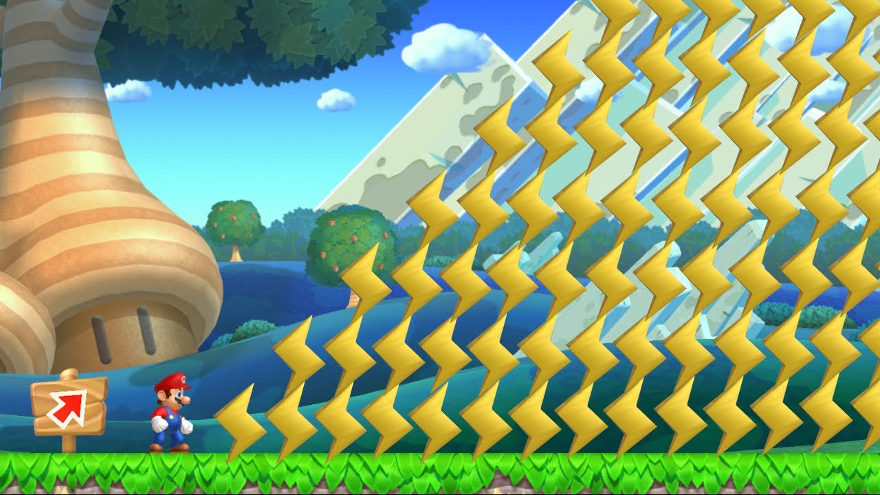 Can Mario Collect 999 Thunder in New Super Mario Bros. U ? - YouTube