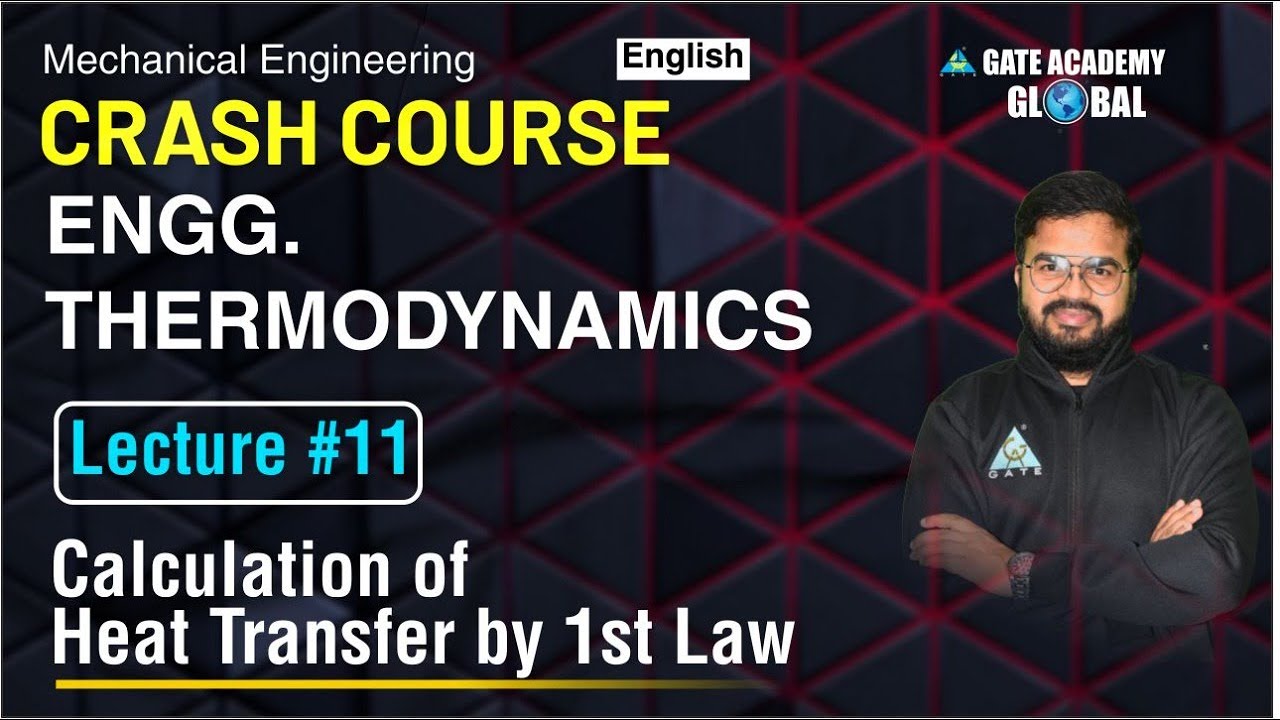 #11 | Calculation of Heat Transfer by 1st law | Engg.Thermodynamics ...