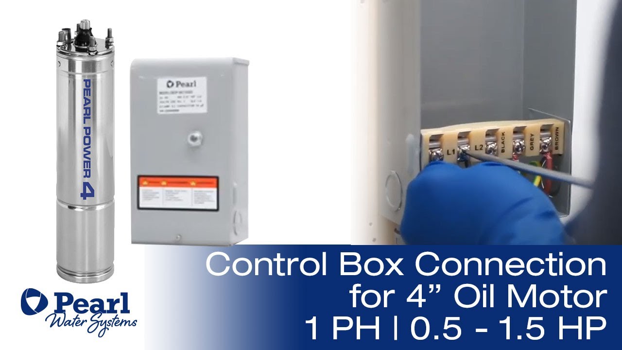 How to connect an Electrical Control Box to a 1 Phase 0.5-1.5 HP 4" Oil ...