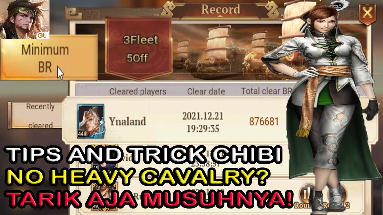 Dynasty Origin Conquest CHIBI!!! Cara Pake Mage HuangYueYing OPTIMAL ...