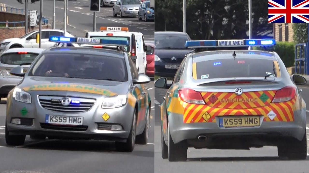 *RARE* Private Ambulance Company Rapid Response Car Responding On Sires ...