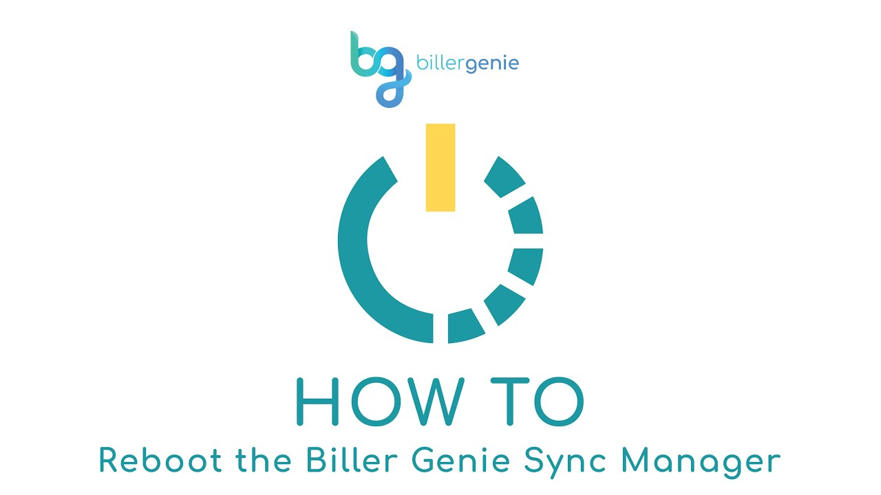 Biller Genie How To: Rebooting the Biller Genie Sync Manager - YouTube
