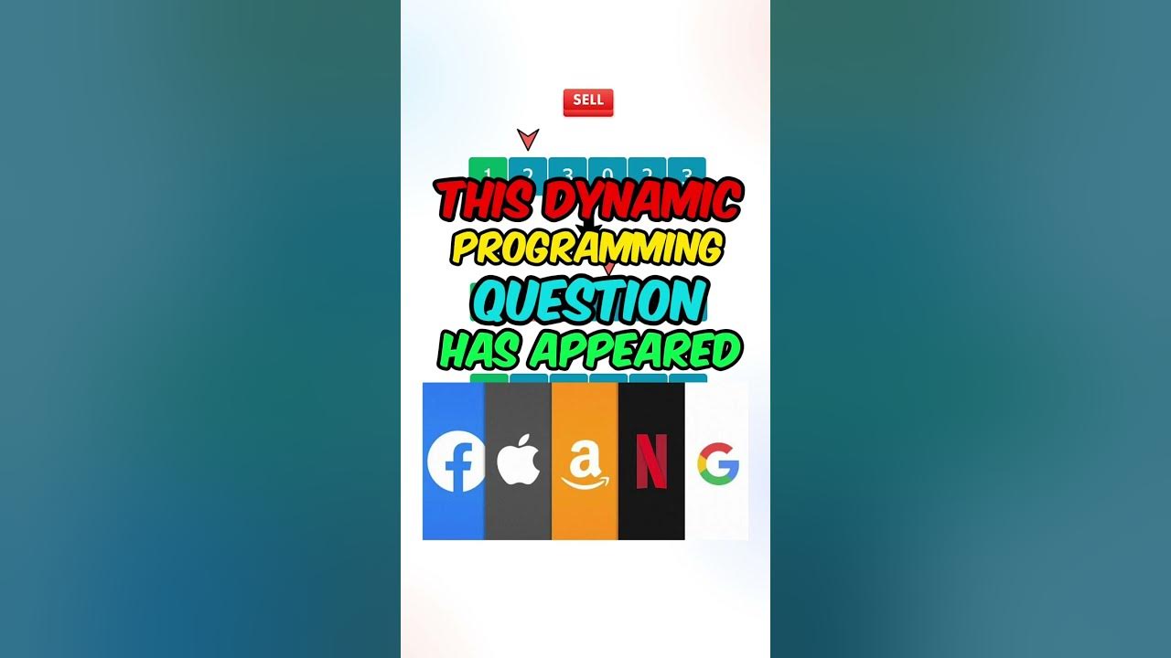 This Dynamic Programming Question Has Appeared At Every Single Top Tech Company - YouTube