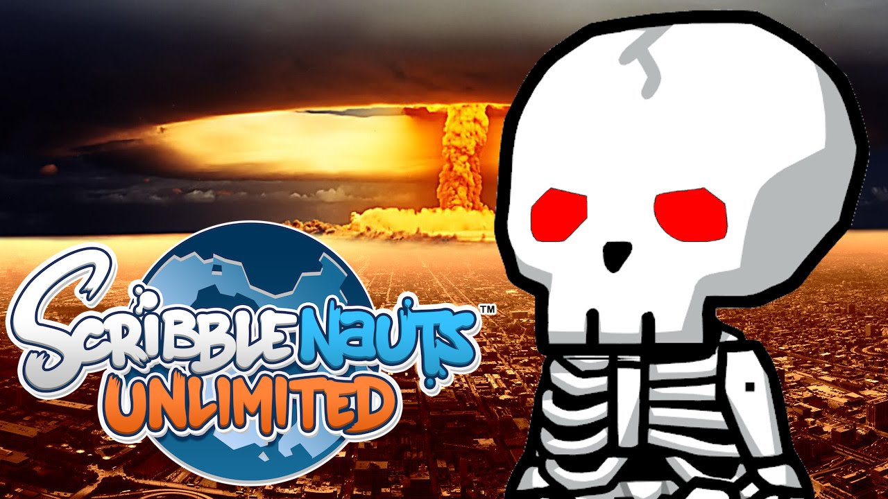 DEATH COMES IN A SKELETON (Scribblenauts Unlimited Highlights) - YouTube