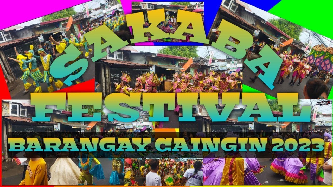 Sakaba festival barangay Caingin 2023 - YouTube