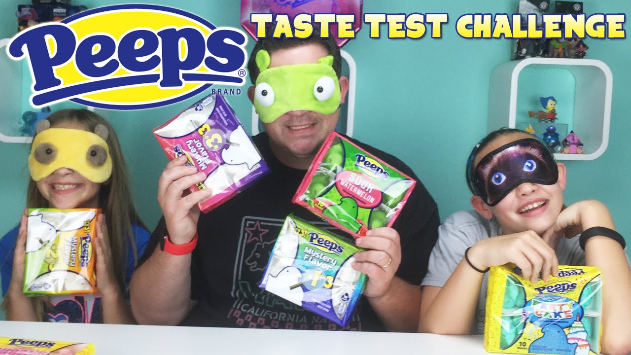 Peeps Taste Test Challenge Mystery Peeps - YouTube