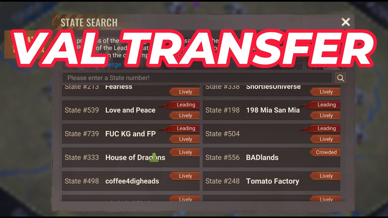 VAL Transfer - YouTube