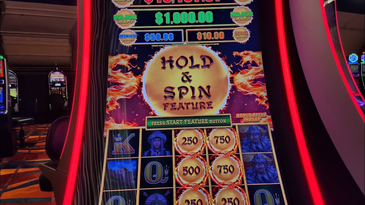 Mad Eye Slots Uploaded: Ghengis Kahn hold and spin bonus!!!!! - YouTube
