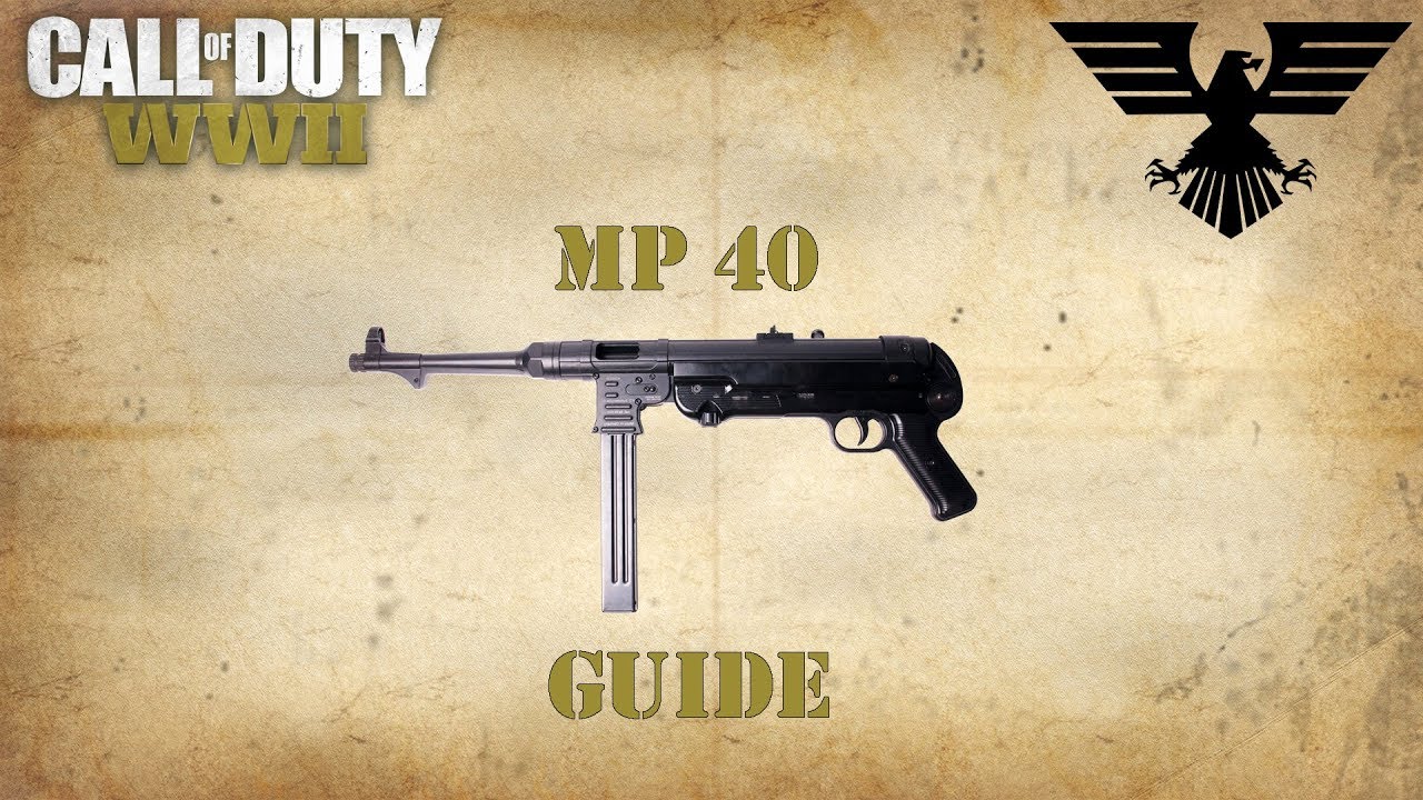 Call of duty WW2 гайд по MP 40 - YouTube