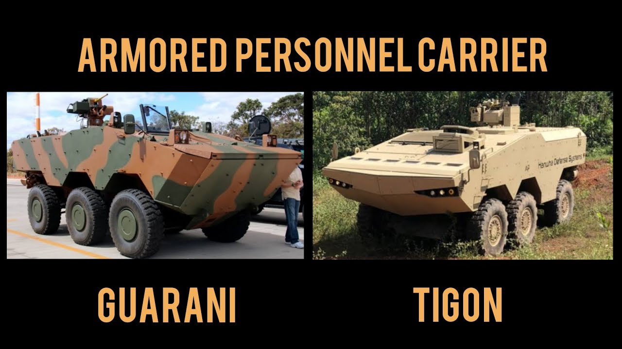GUARANI (Philippines) vs. TIGON (Malaysia) 6x6 wheeled APC Military ...