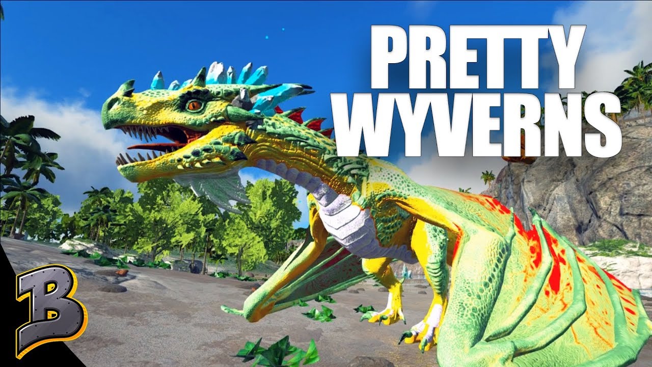 Fake Episode 10?! Pretty Wyverns! Ark Survival Evolved -Iso: Crystal ...