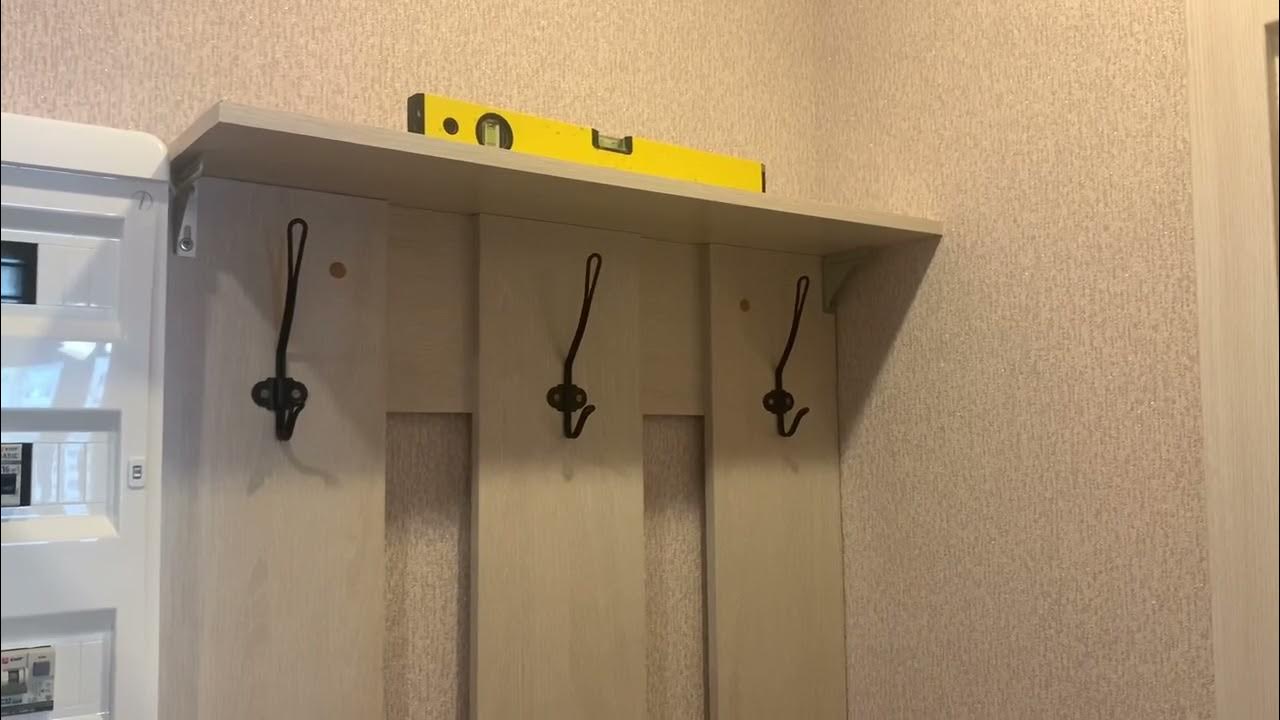 Вешалка и тумба в прихожую своими руками. - YouTube