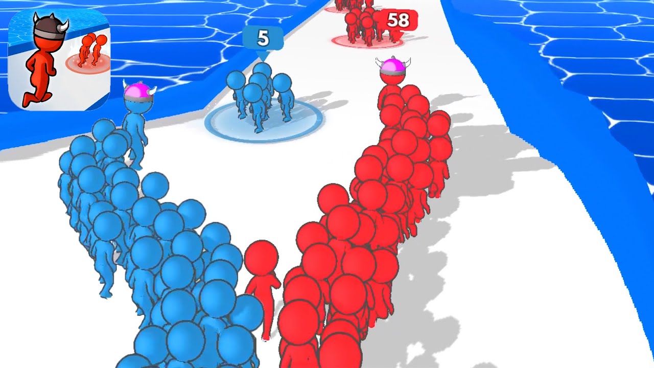 Crowd Battle 3D Game 🔥 All Levels New Update - iOS / Android Mobile ...