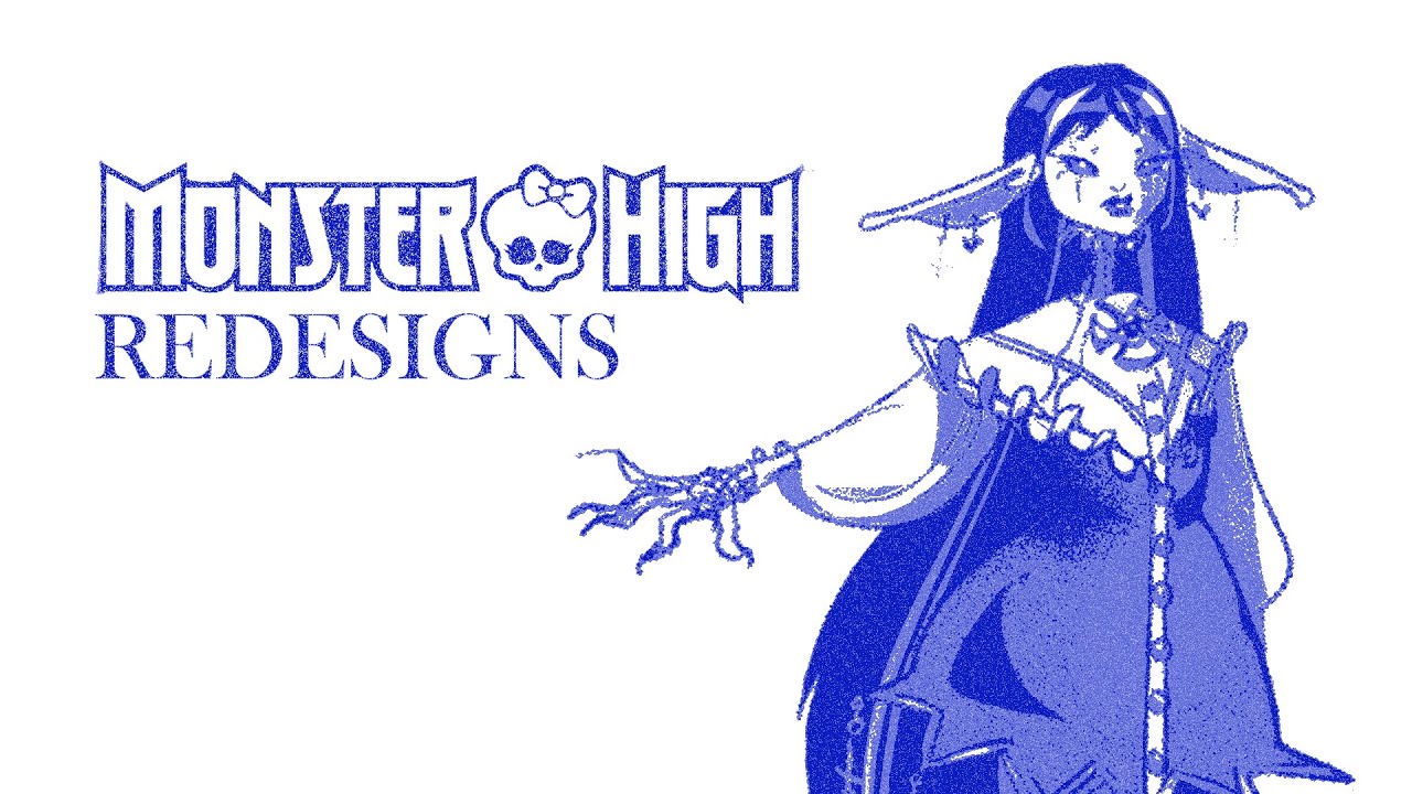 Monster High Redesigns | Speedpaint - YouTube