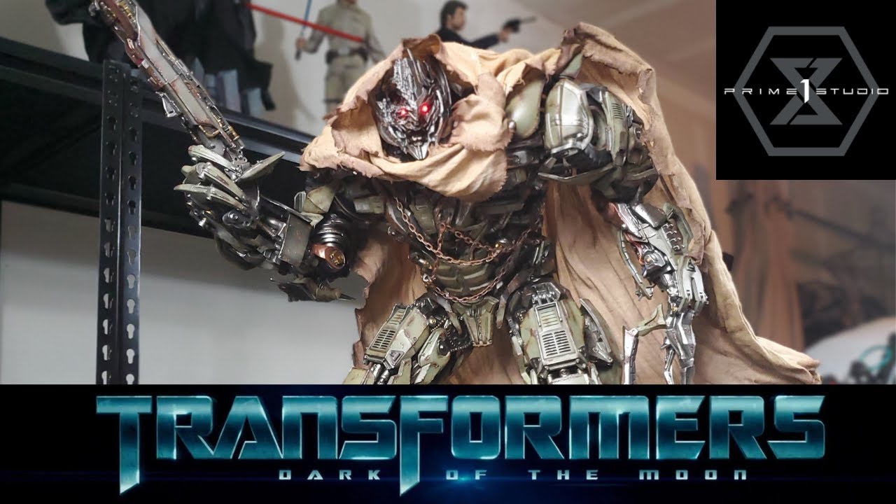 Prime One Studios Megatron Transformers Dark Of The Moon - YouTube