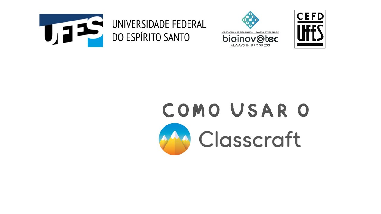 COMO UTILIZAR O CLASSCRAFT - YouTube
