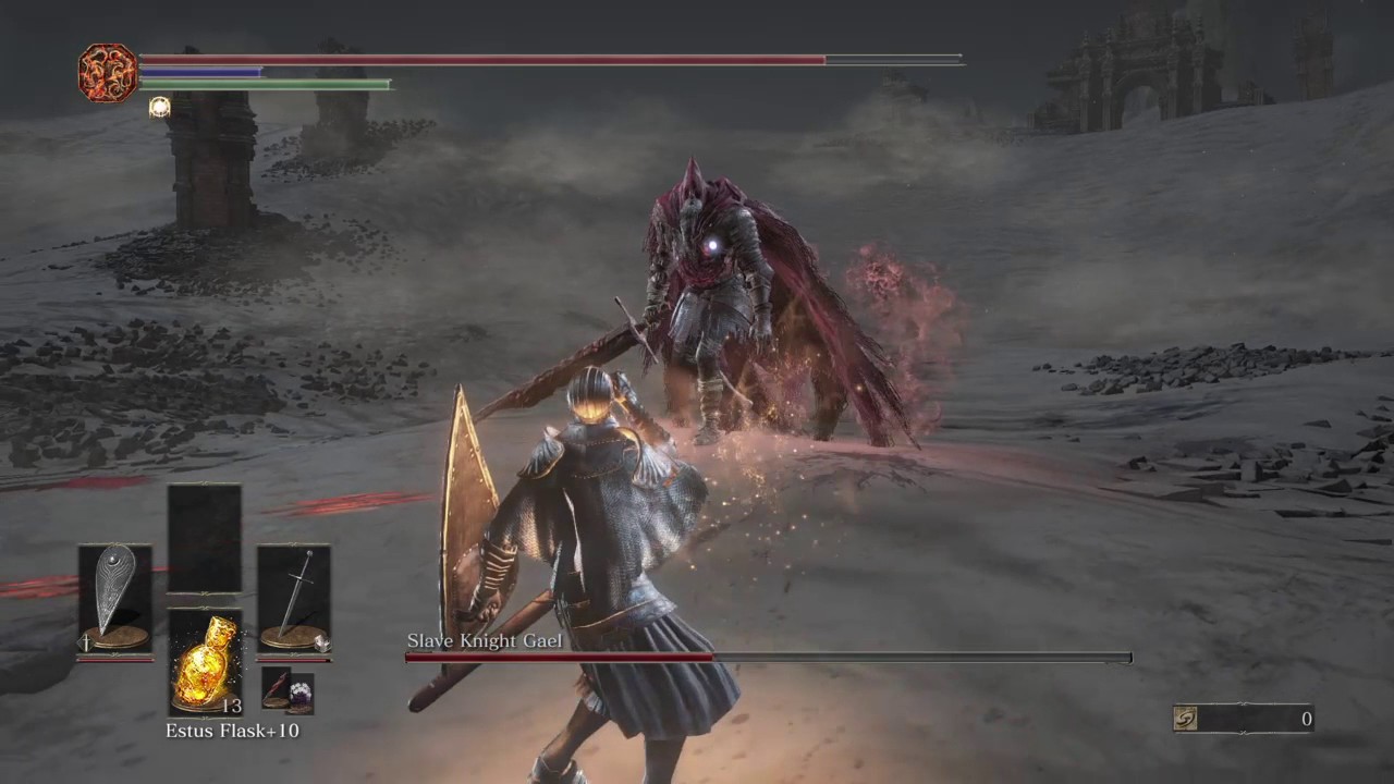 DkS3 The Ringed City - Final Boss: Slave Knight Gael (NG+1) - YouTube