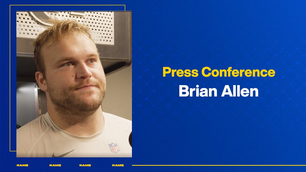 Brian Allen On His Tough Journey Back From Injury & Preparing For Rams ...