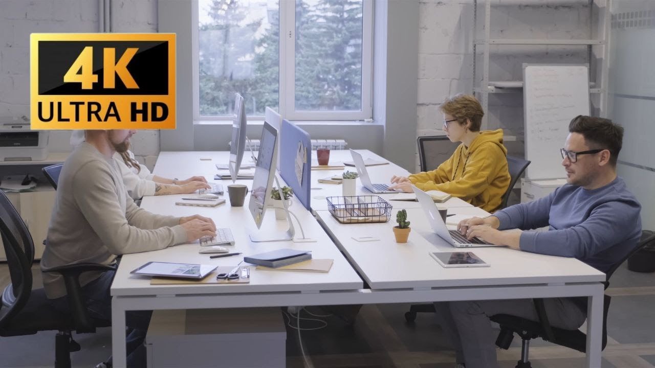 Office | 4K | No Copyright | Stock Video - YouTube