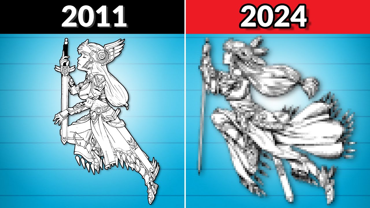 I improved my drawing from 2011. Here's how I did. - YouTube