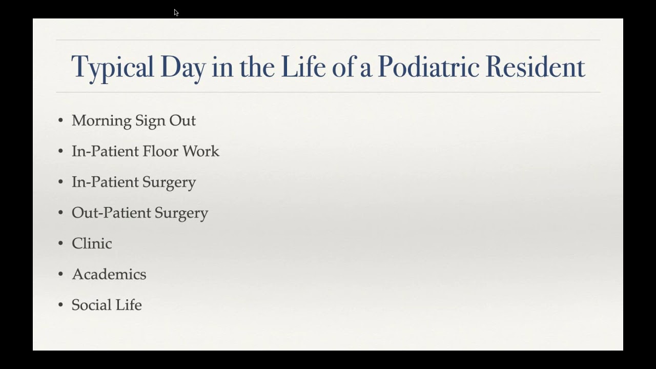 Step into Podiatry Webinar Series: Q&A with Third-Year Podiatric ...