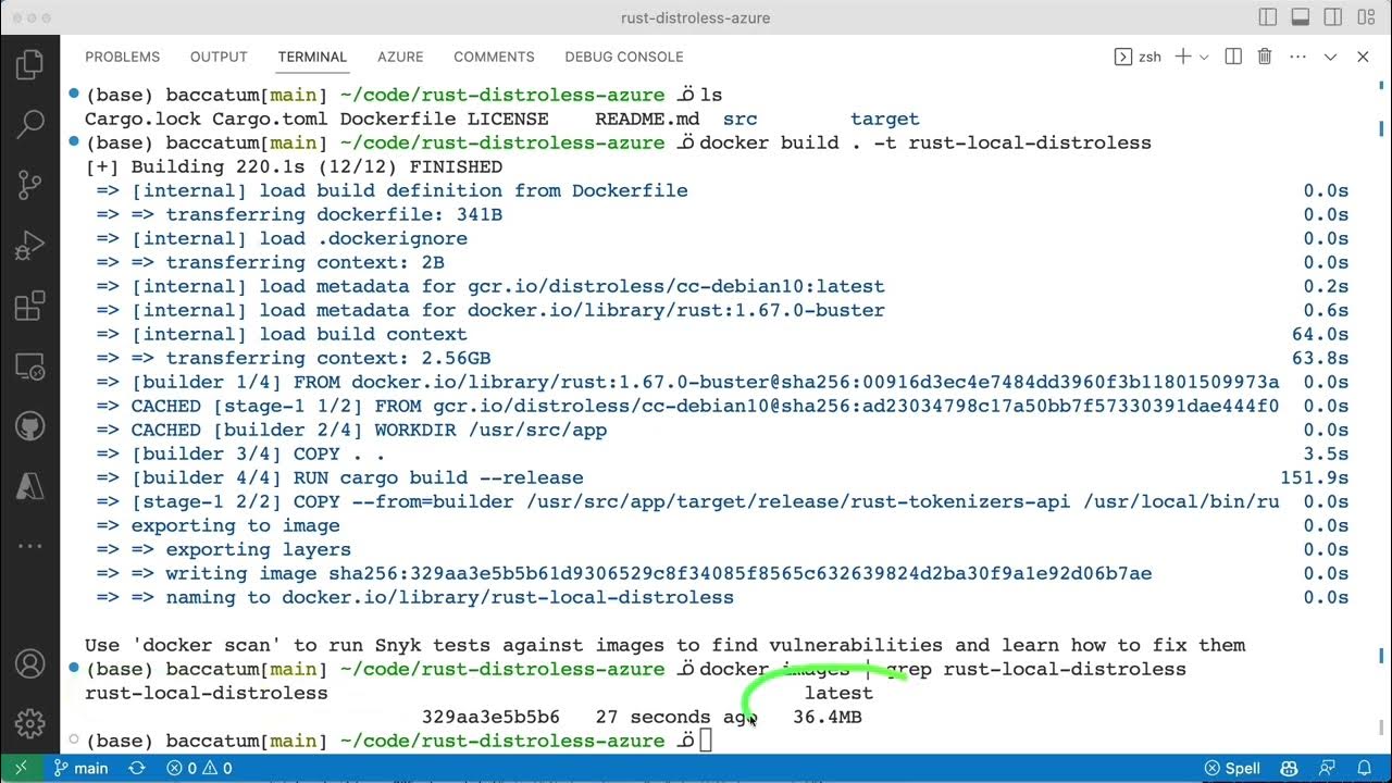 Distroless containers with Rust - YouTube
