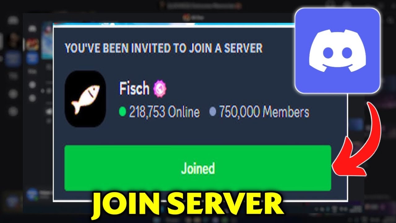 How To join fisch Discord Server On Mobile - Step By Step - YouTube
