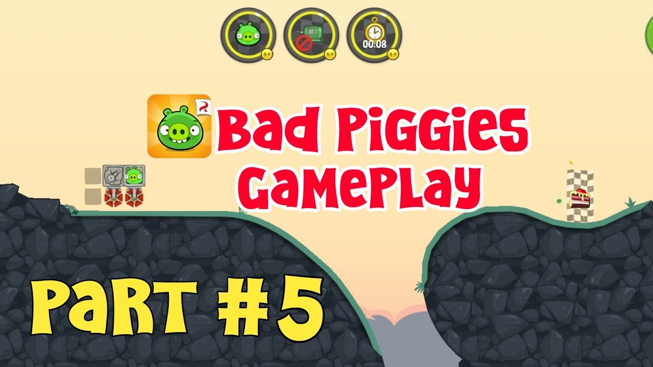Playing Bad Piggies for the 5th Time... It's Getting INTENSE! (bad ...