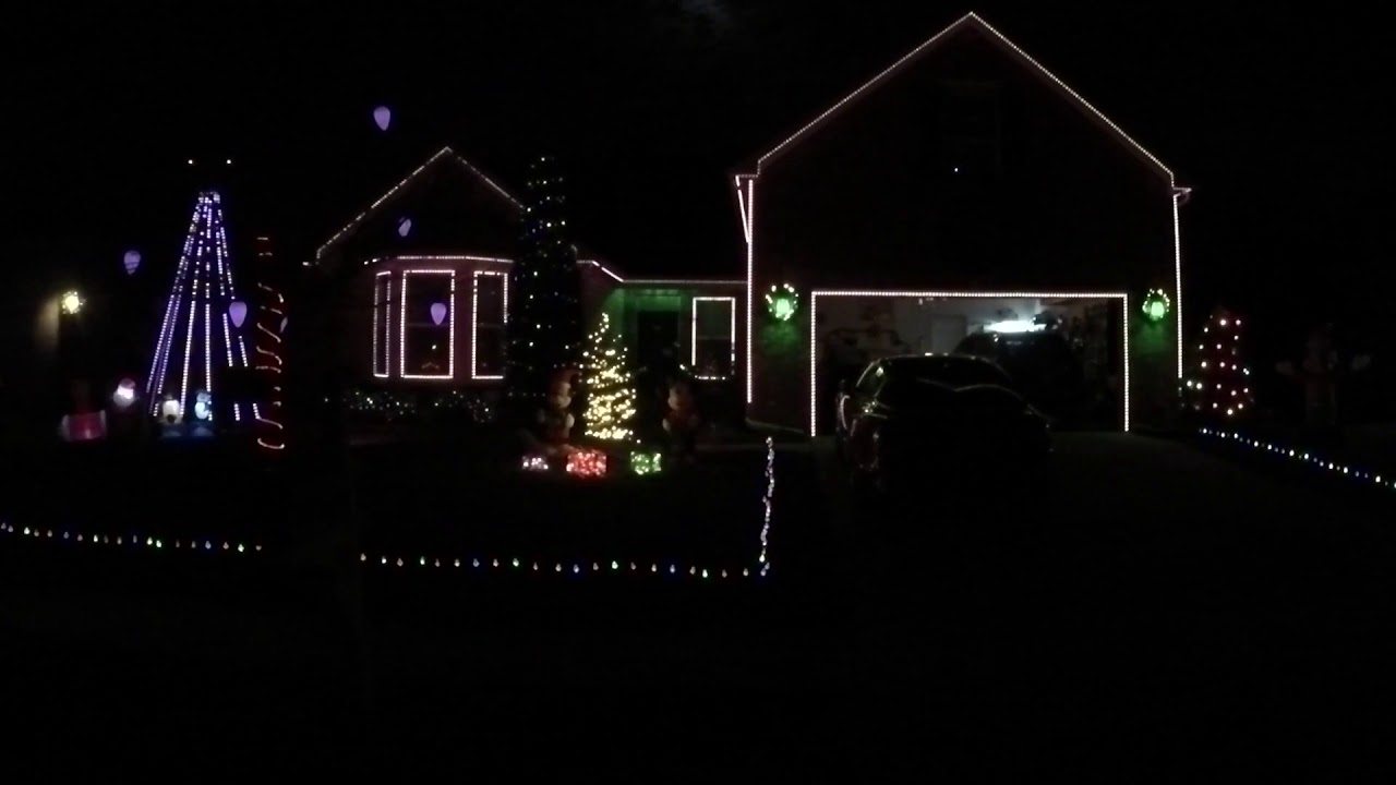 Hey Come Look at My House Light Show - 2020 - YouTube