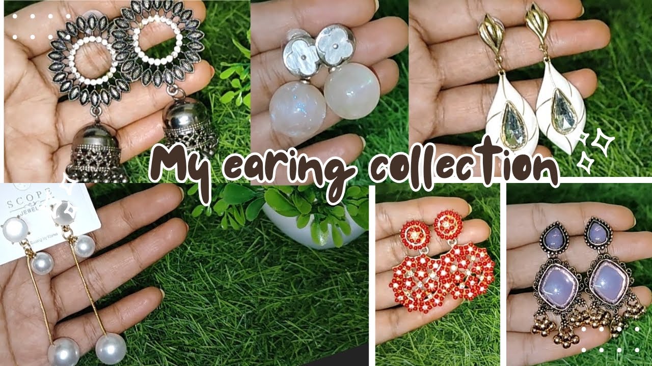My Earing Collection, Different look Earing, Jhumki , Western Type long ...
