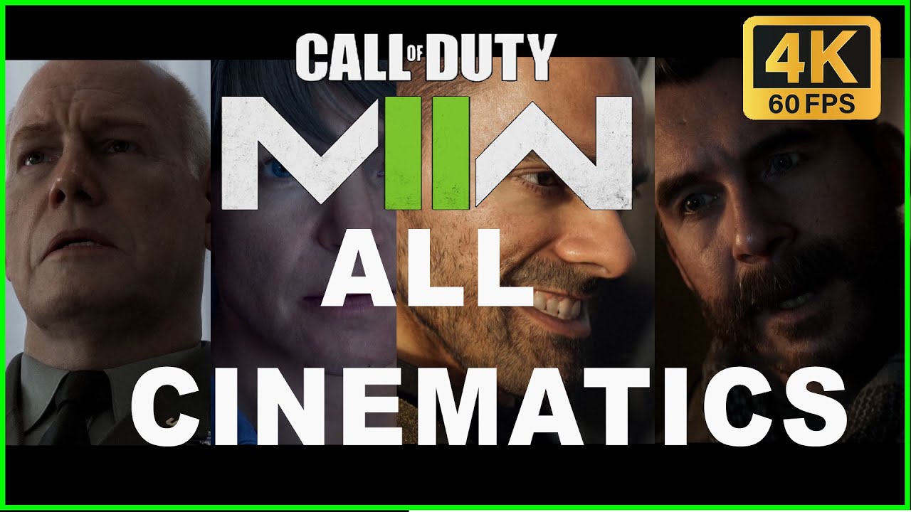 All Campaign Cinematic Cutscenes - Call of Duty Modern Warfare 2 ( 4K ...