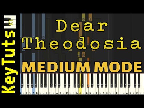 Learn to Play Dear Theodosia from Hamilton - Medium Mode - YouTube