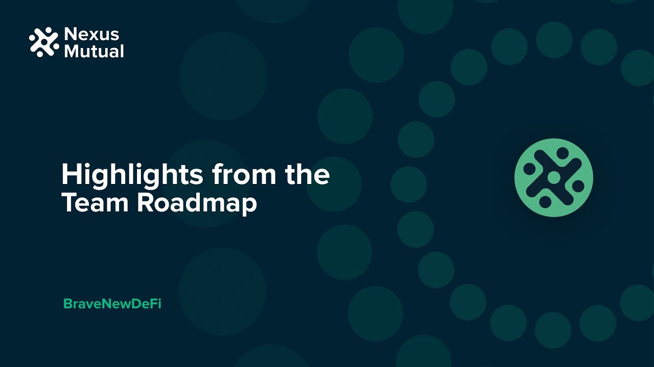 Nexus Mutual Team Roadmap Q3 & Q4 2024 - YouTube