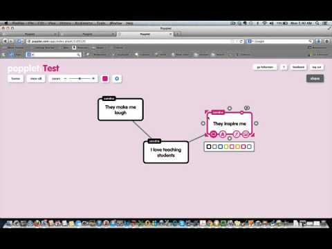 Popplet Tutorial for My Students - YouTube