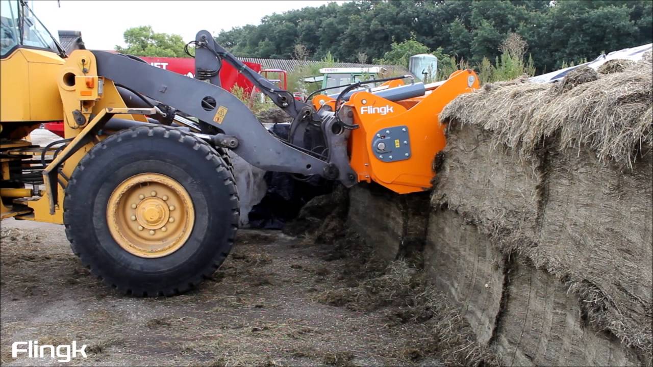 Flingk KHM (Kuilhapper | Silage shear grab | Silozange) - YouTube