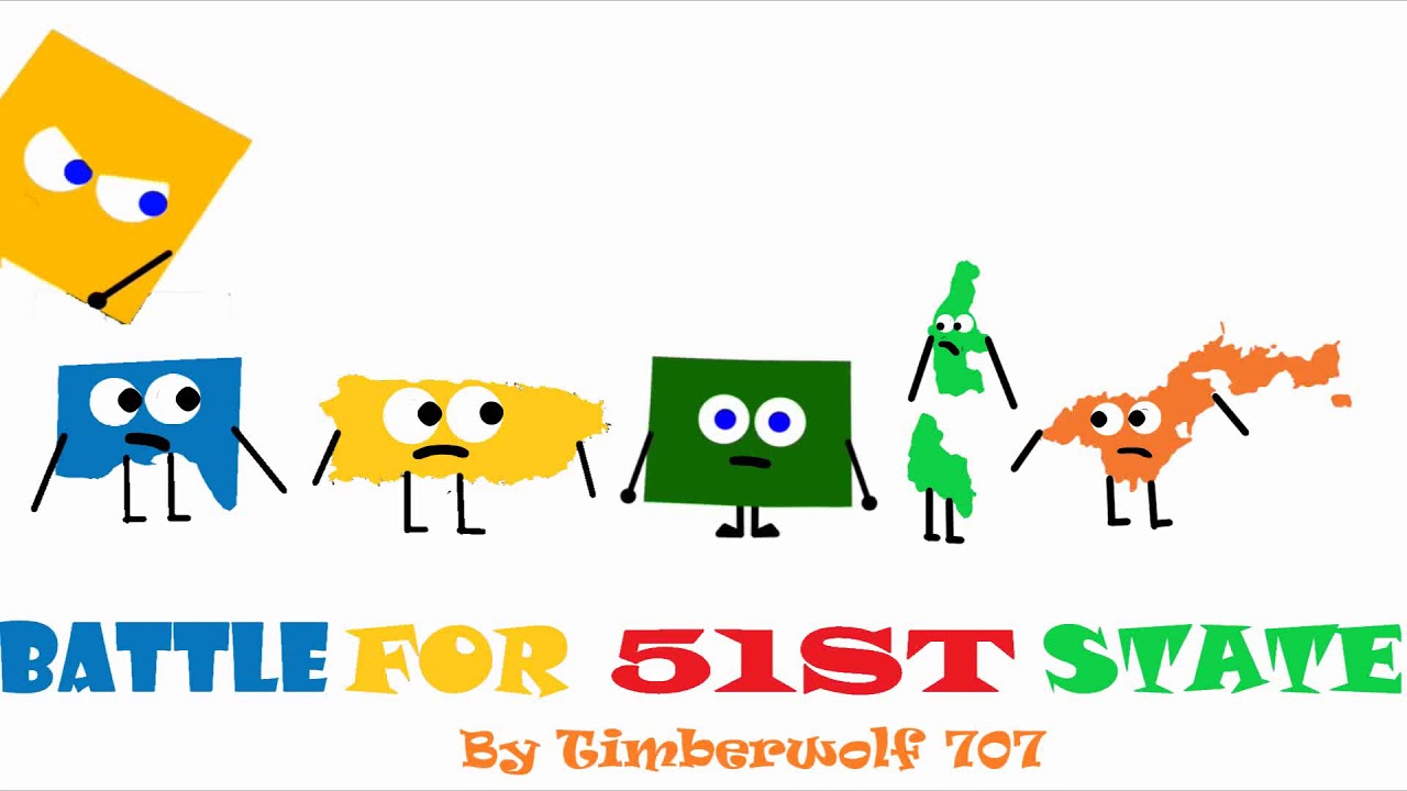 Battle for 51st state logo blooper 11: All little states - YouTube