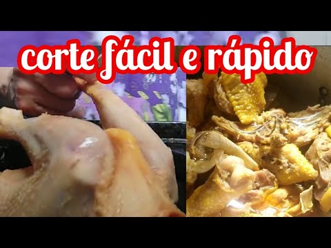 Como matar e cortar galinha caipira muito fácil.