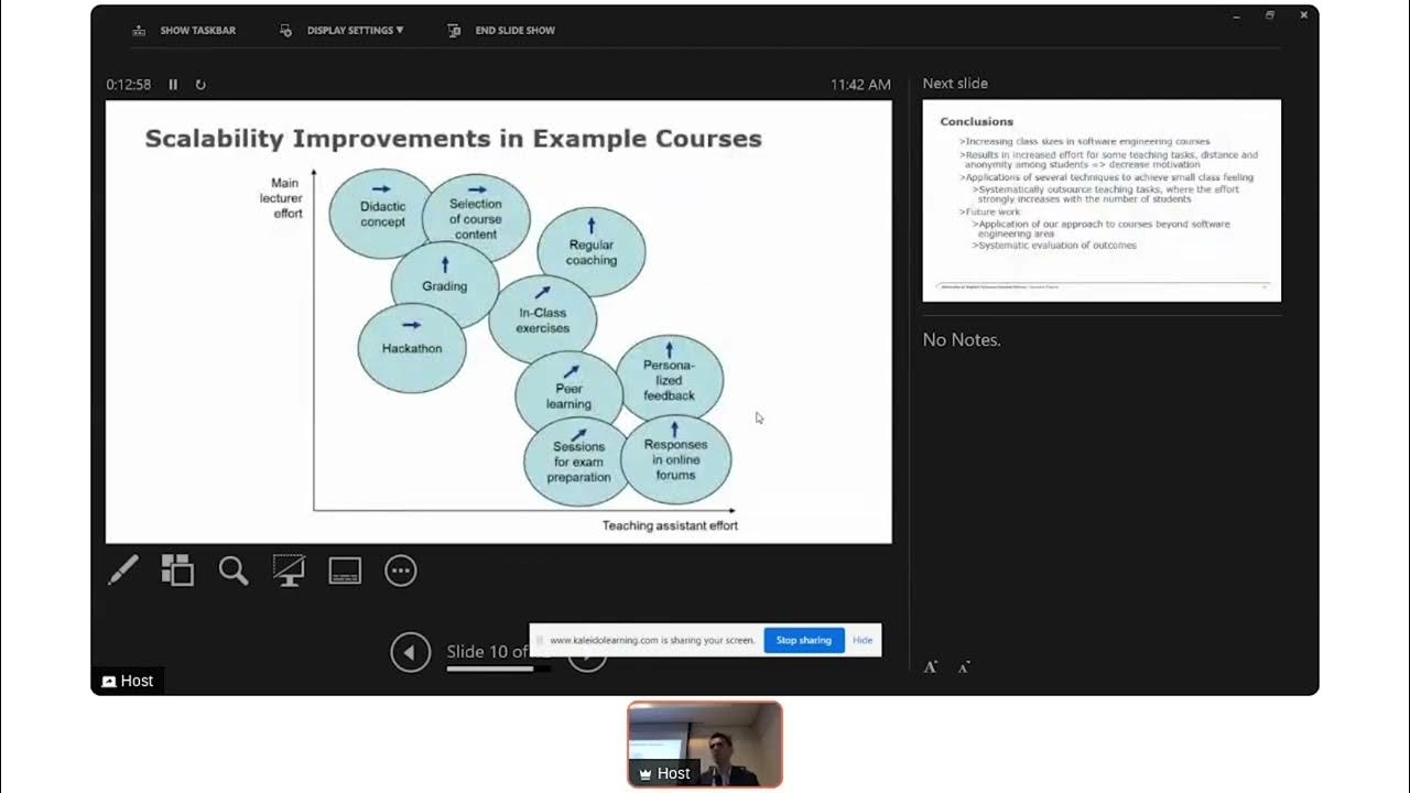 Improving Scalability of Software Engineering Courses - YouTube