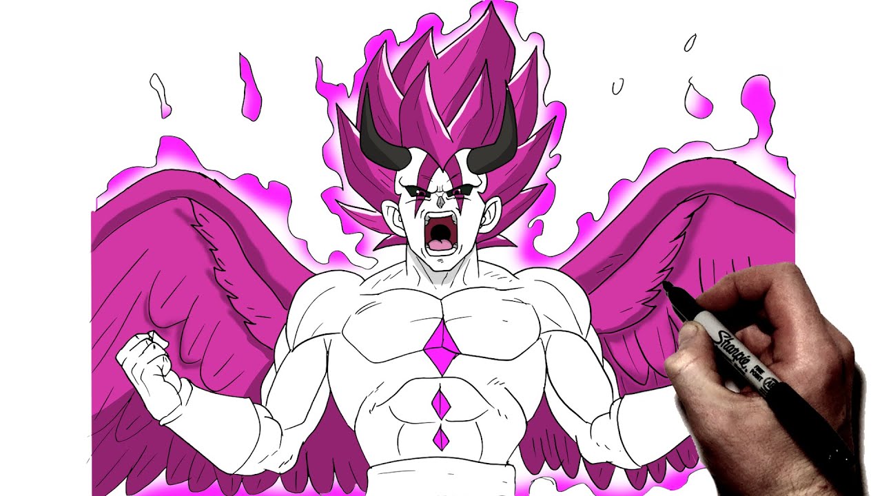 How To Draw True Demon Vegeta | Step By Step | Dragon Ball - YouTube