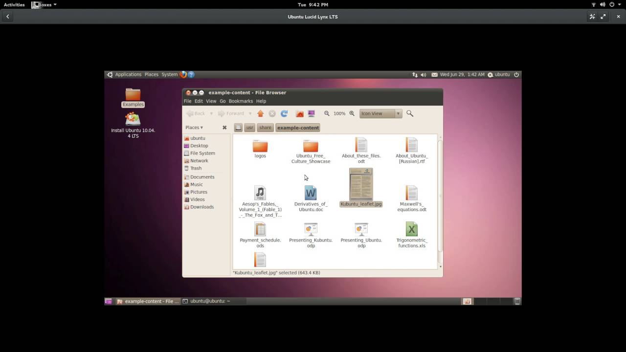 out 1 ubuntu live demo - YouTube