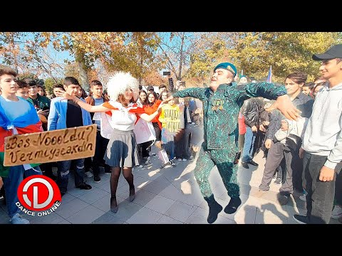 Qalib ordunun Esgerleri Baki bulvarda Mohteshem LEZGİNKA Reqsi 2021